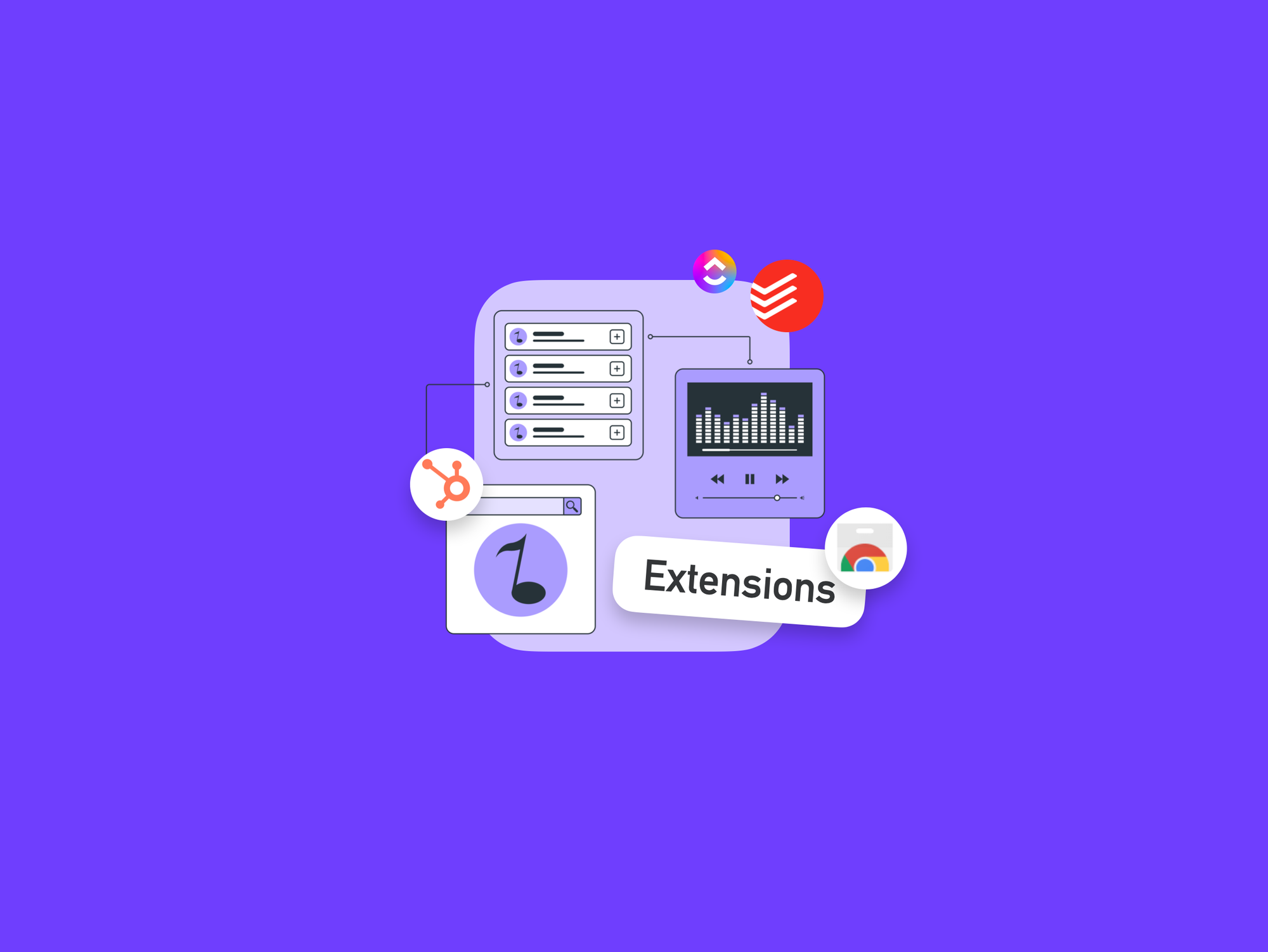 ⏰ Save time and money with Wavebox's built-in extensions.